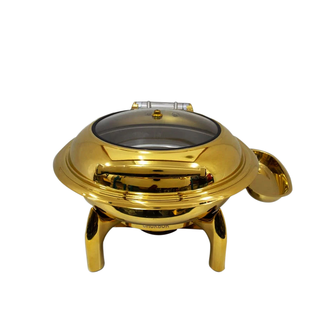 Gold Round Chaffing Dish (6LTR) Heavy Duty – Popular kitchen king